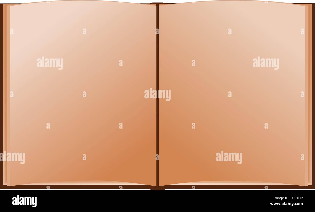 Open brown book Vector illustration isolated Stock Vector Image & Art ...