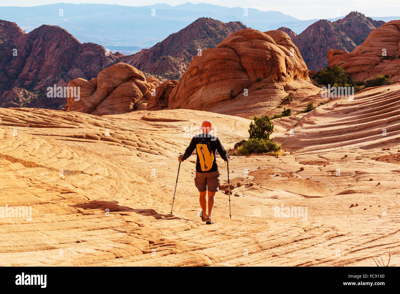 Hike in Utah Stock Photo - Alamy