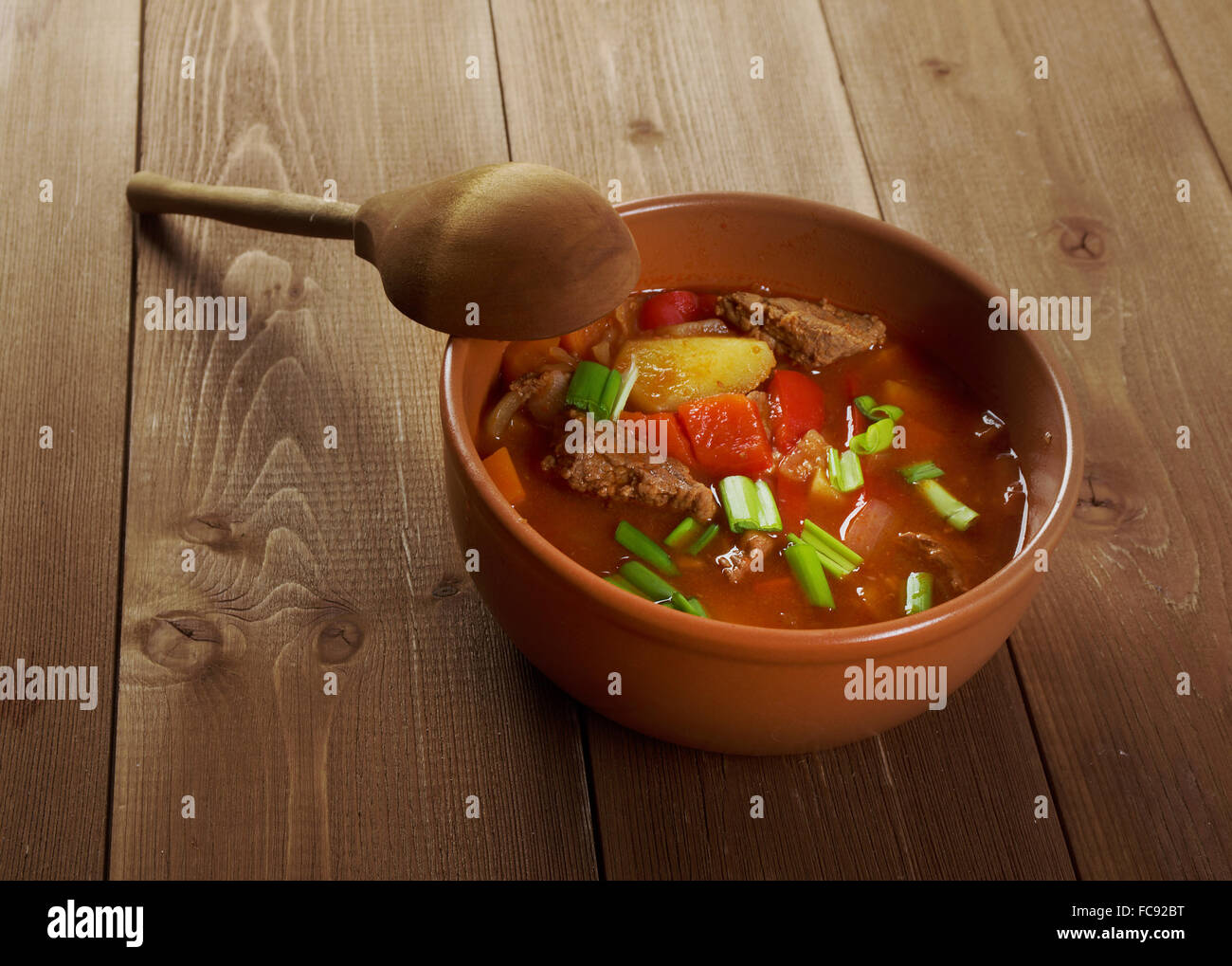 Traditional Bulgarian soup chorba Stock Photo - Alamy