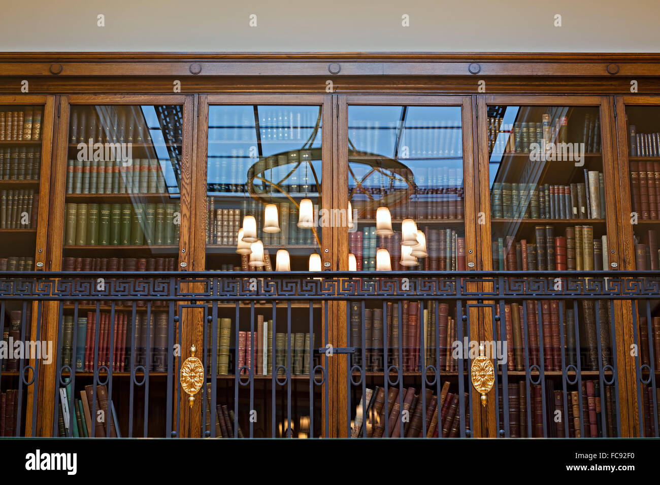 The Magnificent Oak Room inside Liverpool Central Library Stock Photo ...