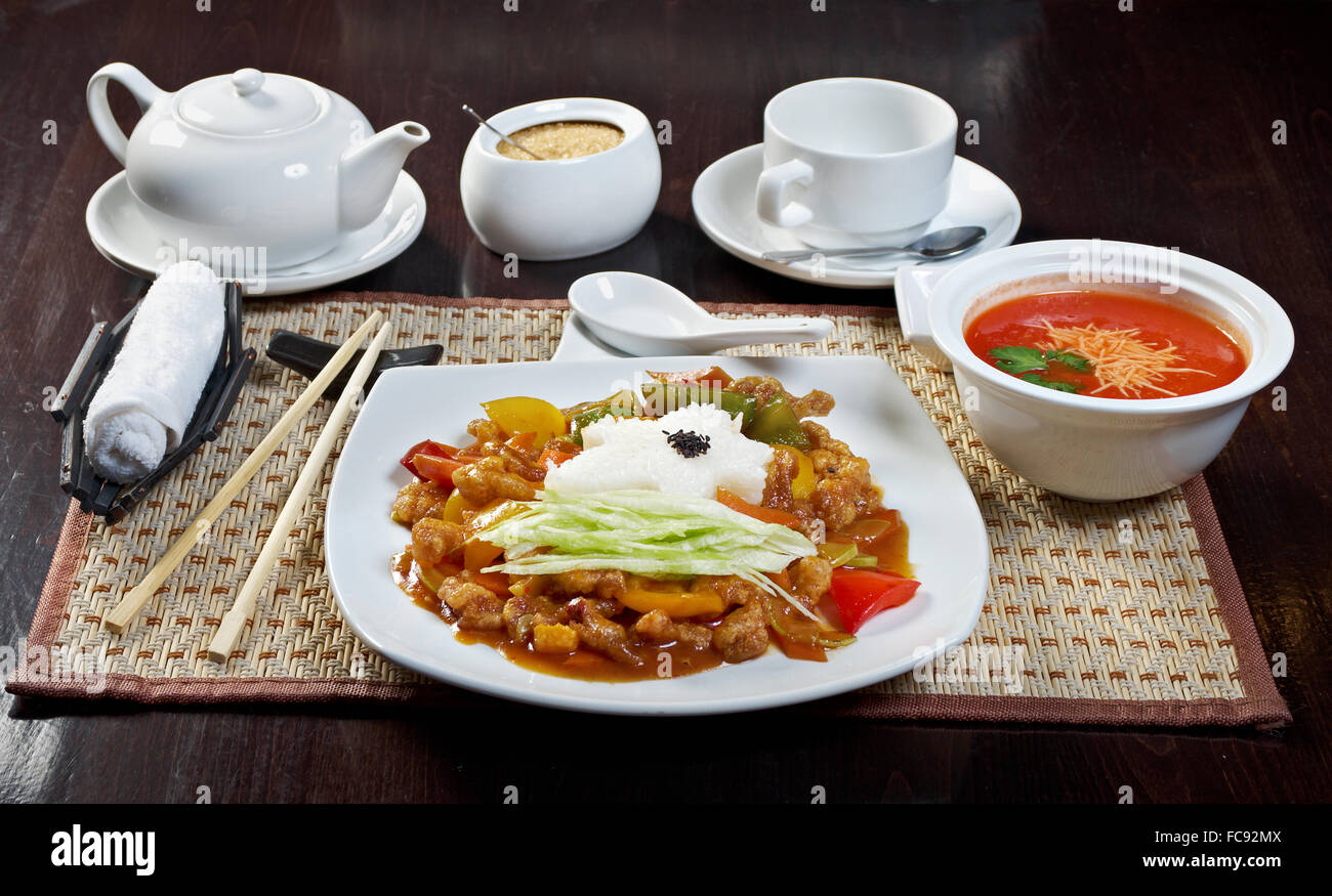 Chinese food style Stock Photo - Alamy