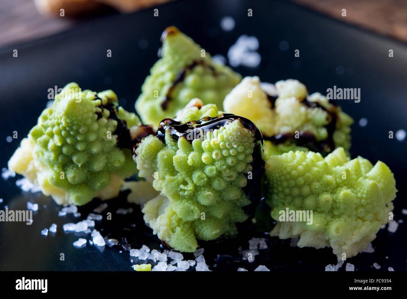 Roman cabbage boiled with balsamic vinegar and salt Stock Photo - Alamy