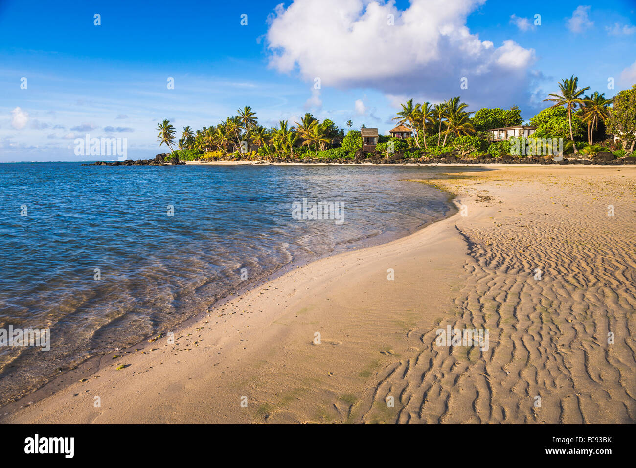 Muri Beach at sunrise, Rarotonga, Cook Islands, South Pacific, Pacific ...