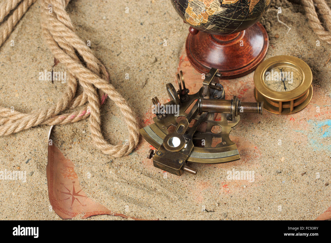 Old Navigational Instruments High Resolution Stock Photography and ...
