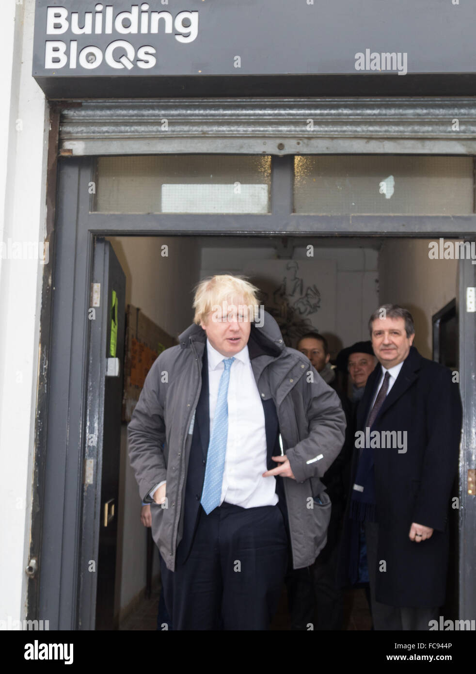 Building BloQs, Edmonton, London, January 21st 2016. Mayor of London ...