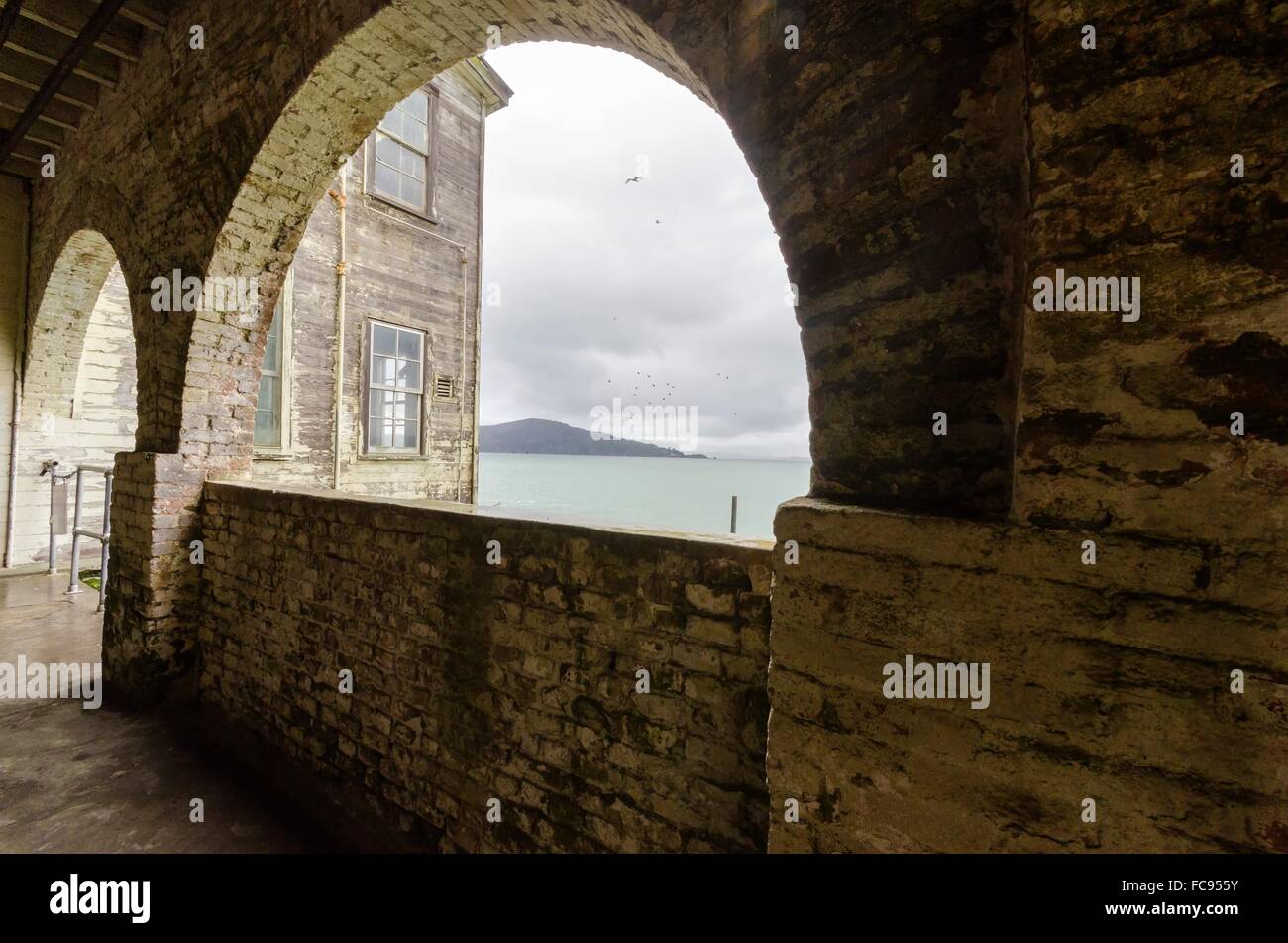 The Alcatraz Penitentiary island, now a museum, in San Francisco ...