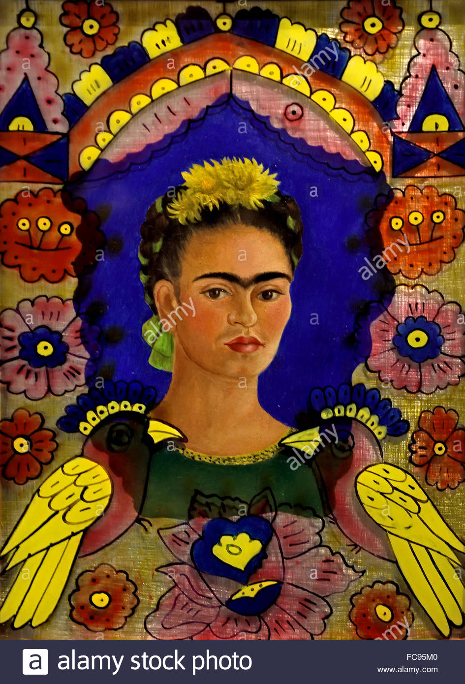 The Frame 1938 Frida Kahlo 1907-1954 Mexican Mexico Stock Photo ...