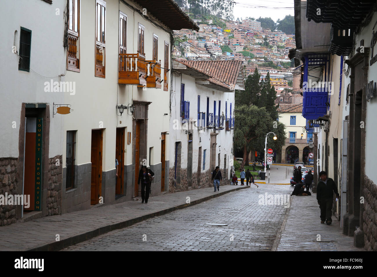 Cuzco town street hi-res stock photography and images - Alamy