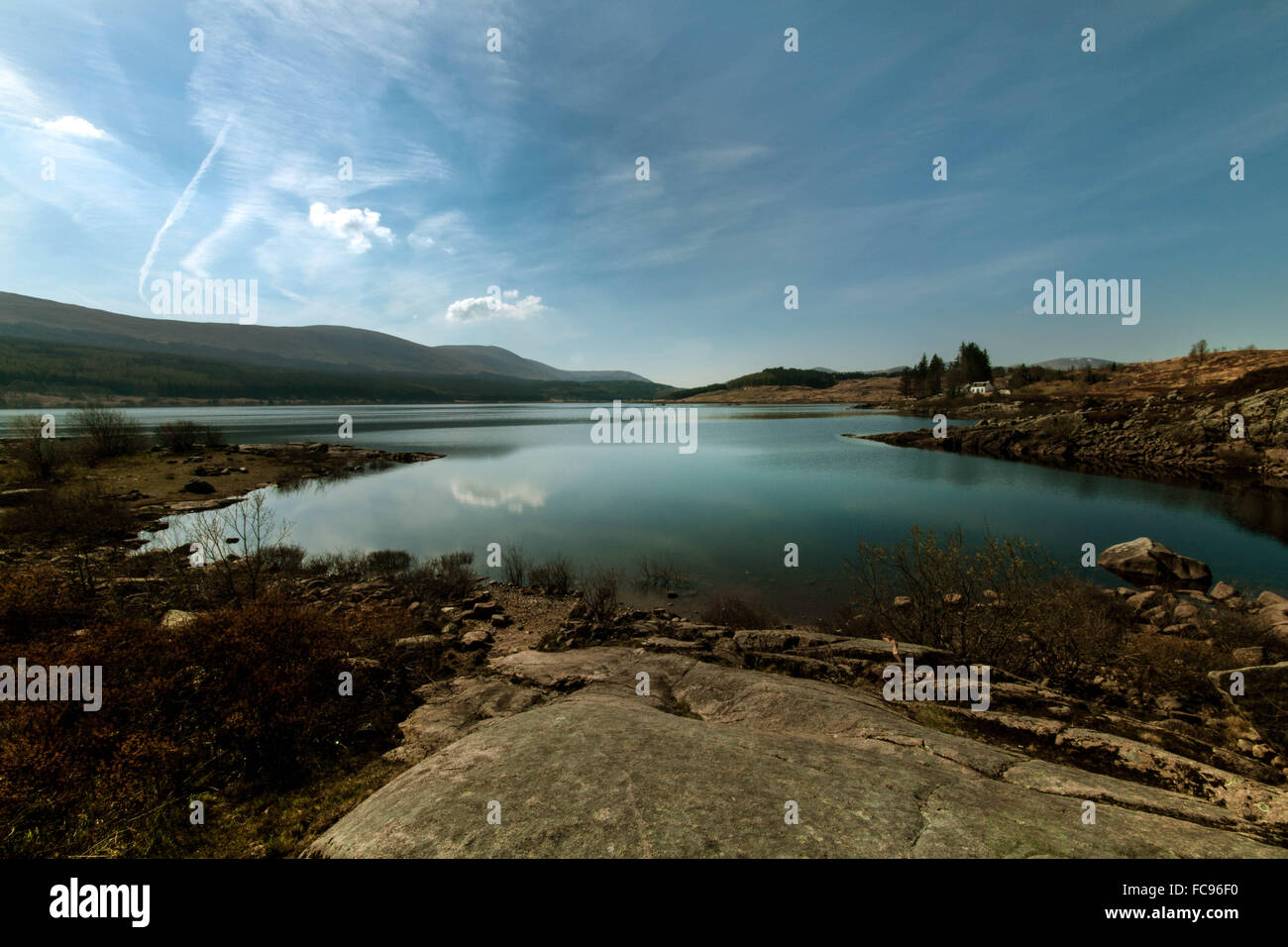 Sunny day at Loch Doon Stock Photo - Alamy