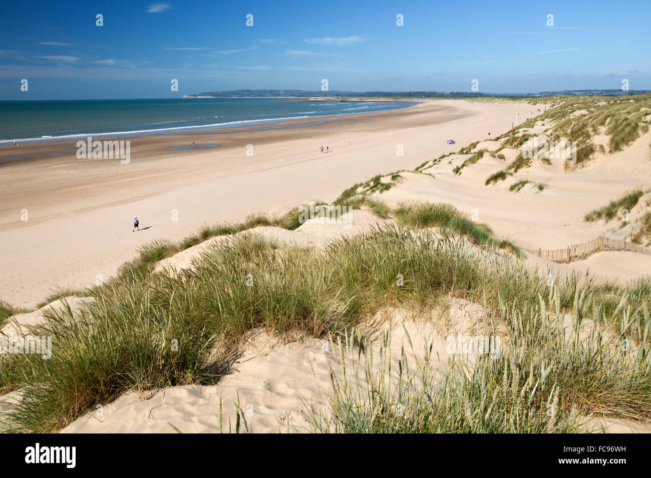 Sand Dunes And Beach Camber Sands Camber Near Rye East Sussex England United Kingdom