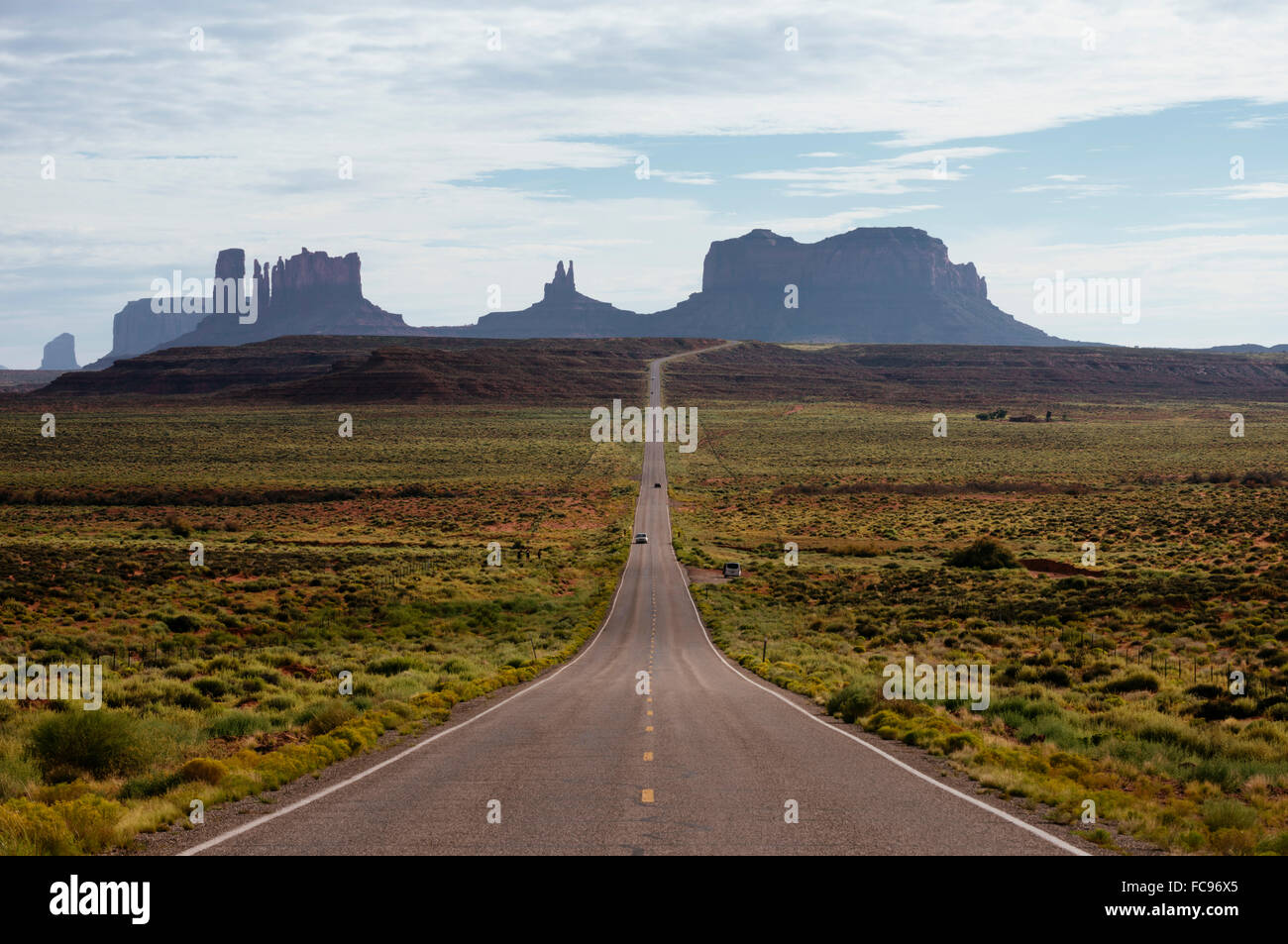 Highway 163 to Monument Valley, Utah, United States of America, North ...
