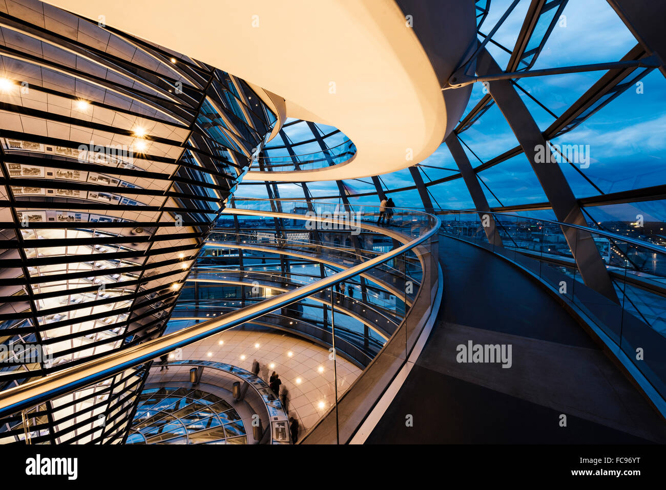 Reichstag Building At Night