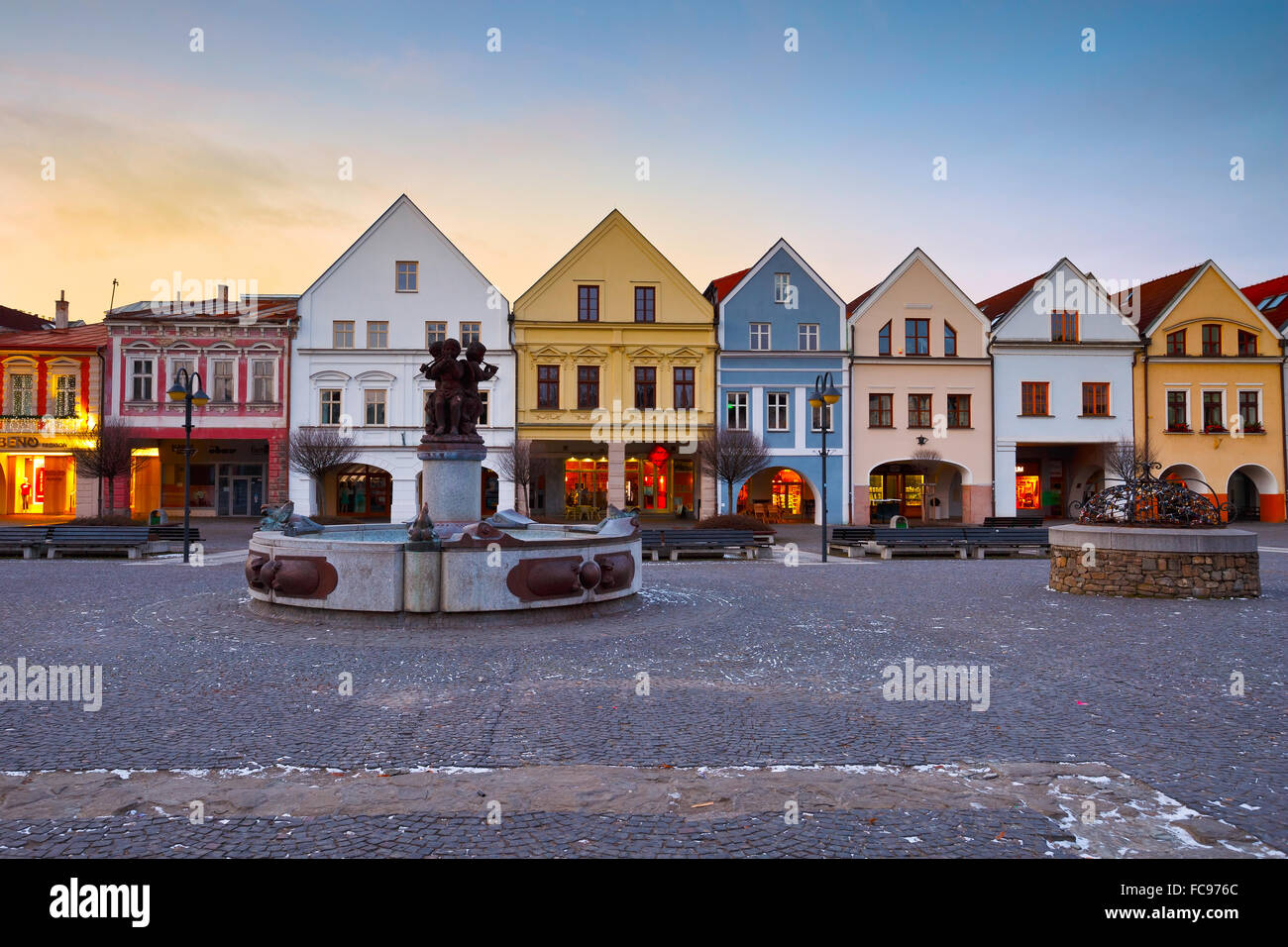 Main square in the city of Zilina in central Slovakia Stock Photo - Alamy