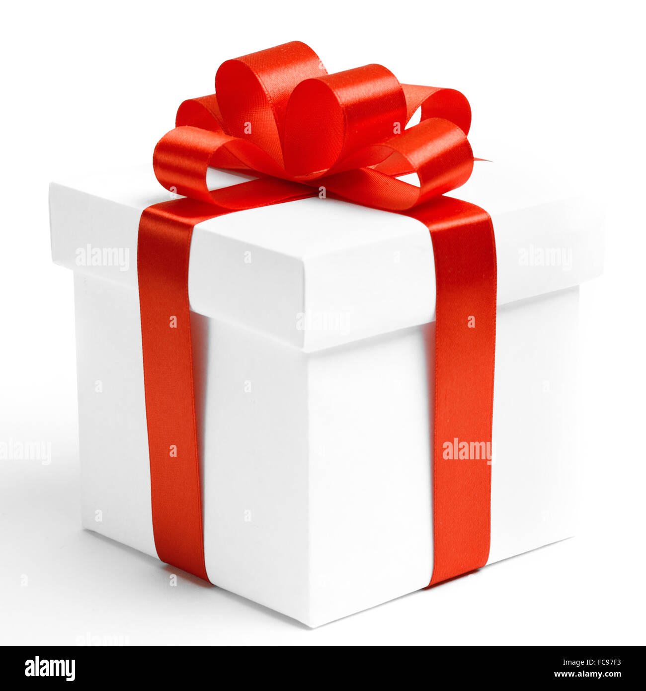 Gift box ribbon letter Cut Out Stock Images & Pictures - Alamy