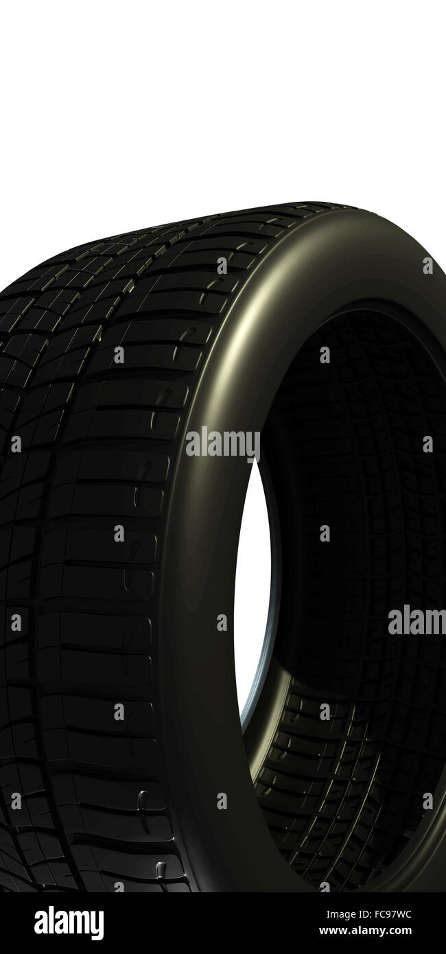 brand new tire isolated on white background Stock Photo - Alamy