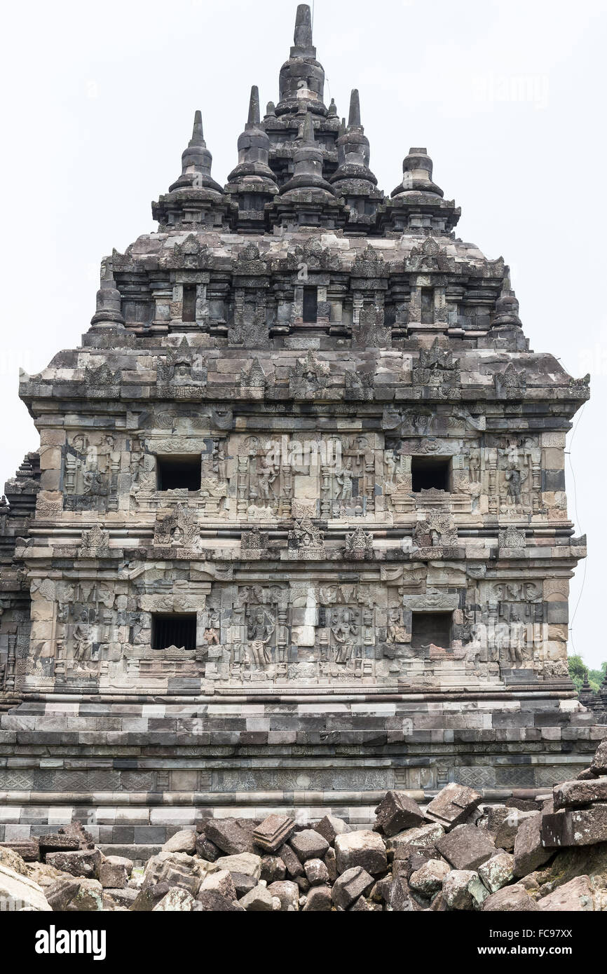 Candi Plaosan, Buddhist temples Stock Photo - Alamy