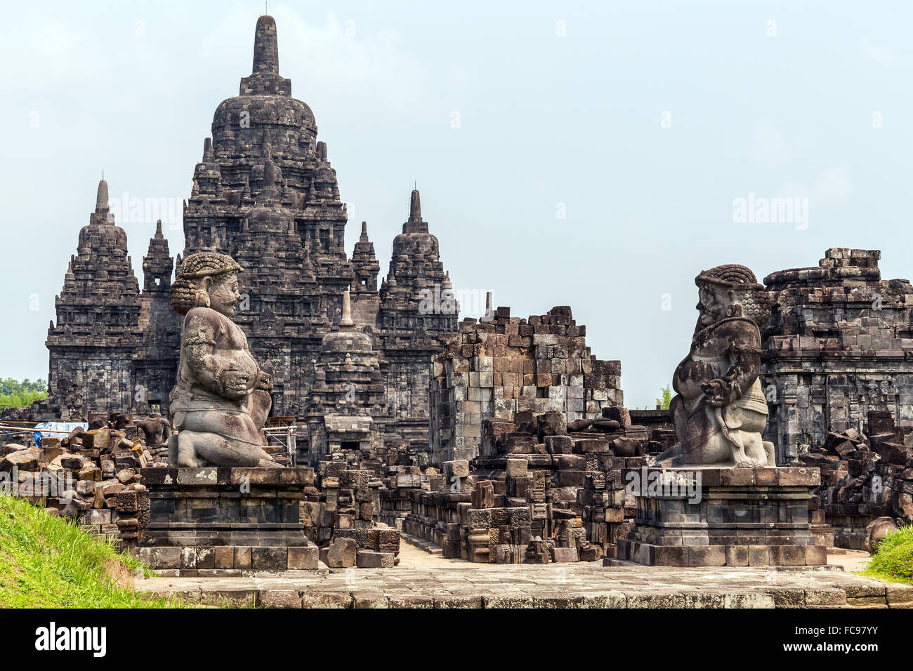 Sewu Mahayana Buddhist temple. Central Java, Indonesia Stock Photo - Alamy