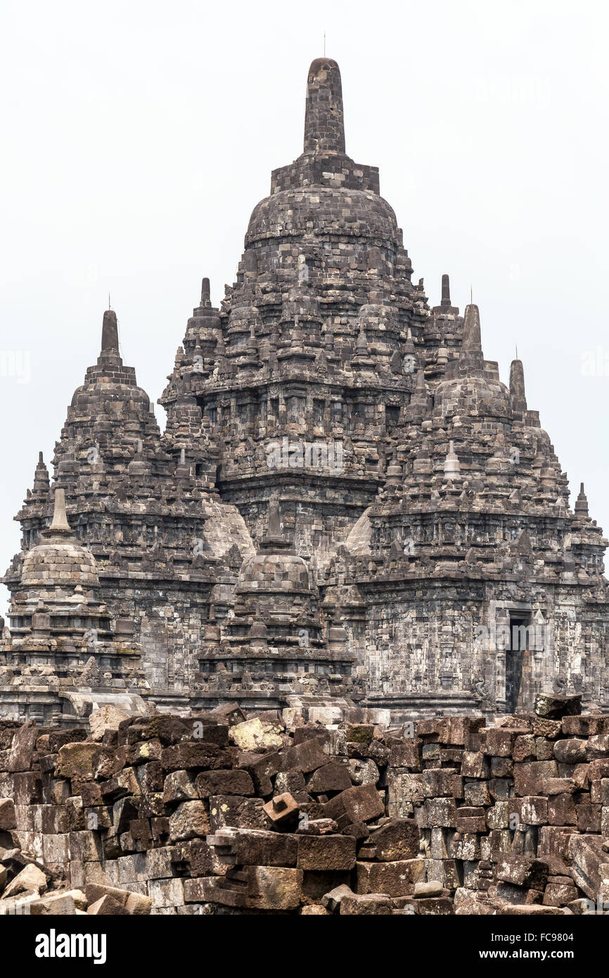Sewu Mahayana Buddhist temple. Central Java, Indonesia Stock Photo - Alamy