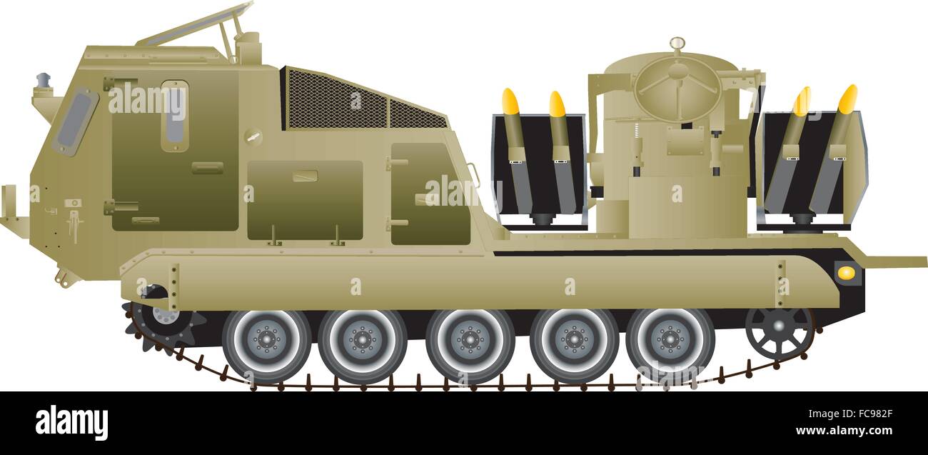 Anti aircraft launcher Stock Vector Images - Alamy