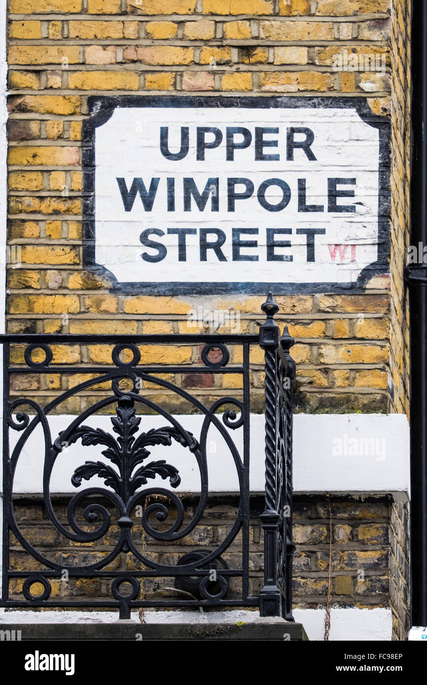 Upper Wimpole street, London, England, U.K Stock Photo - Alamy