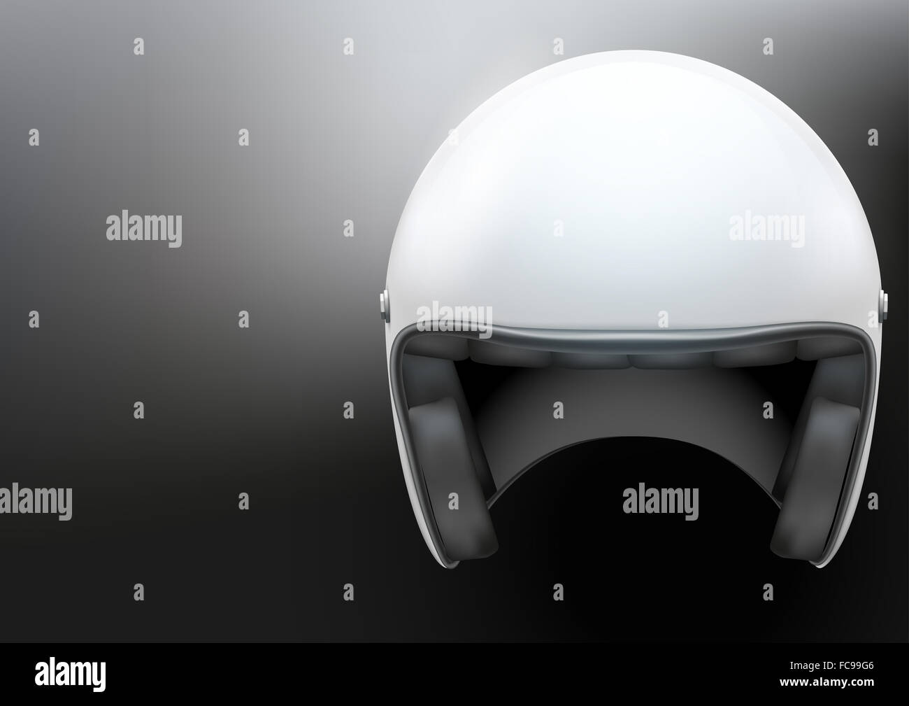 White Motorcycle helmet Stock Photo - Alamy