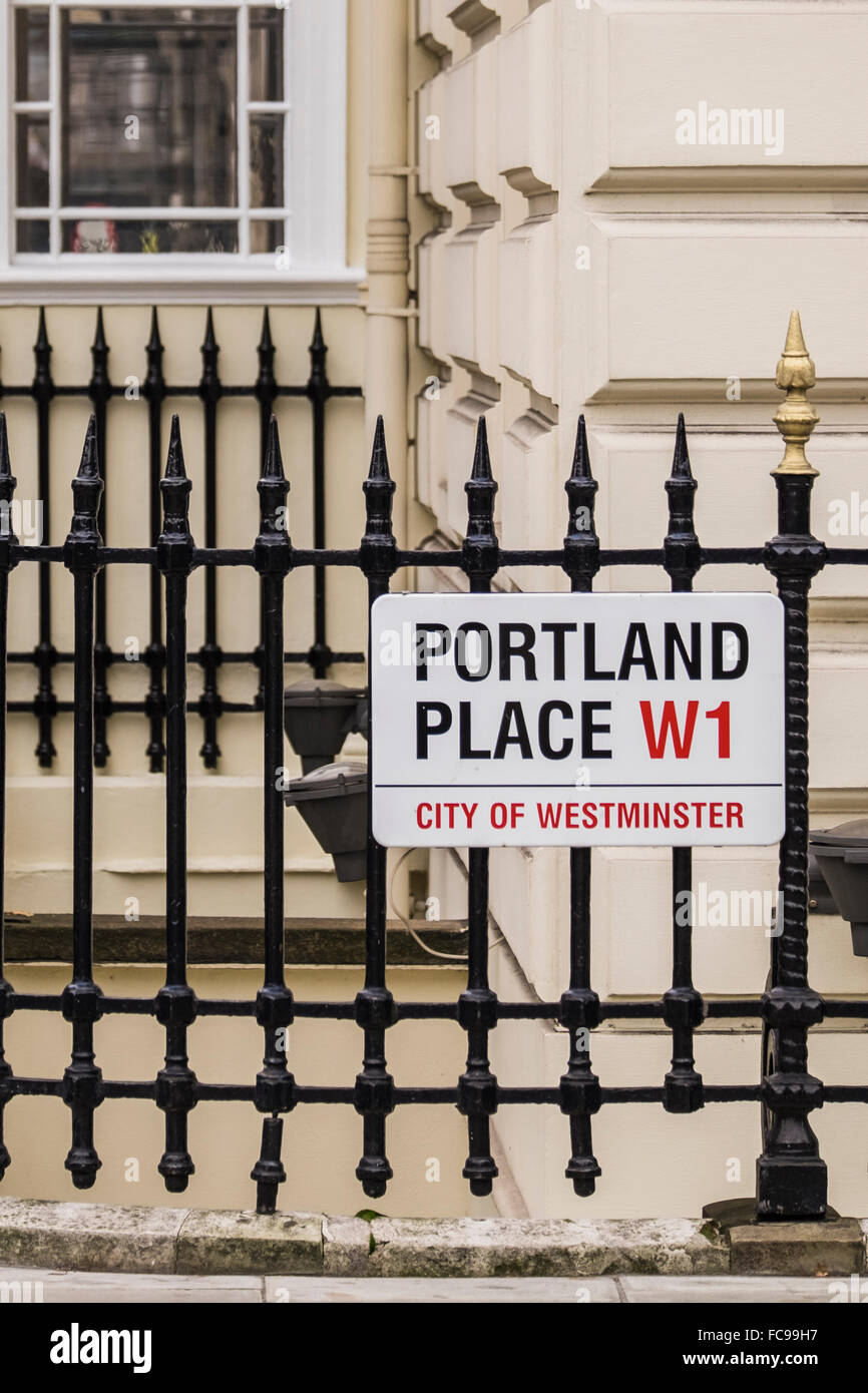 Portland Place, London, England, U.K Stock Photo - Alamy