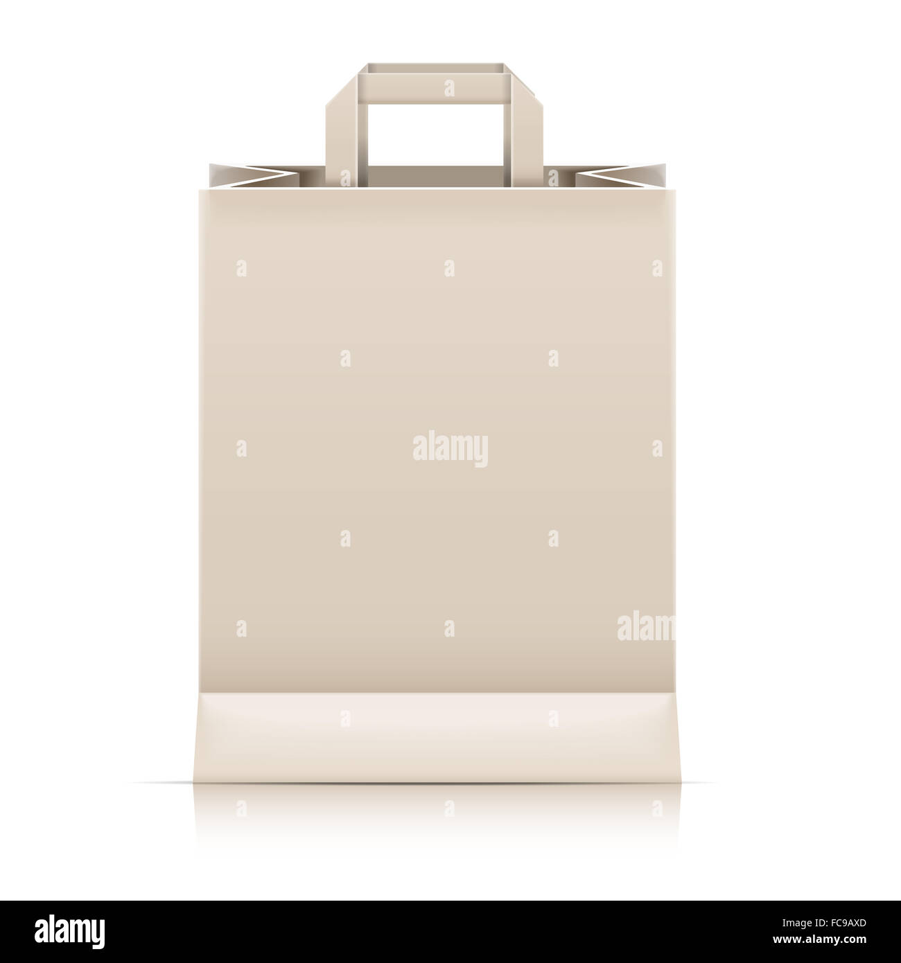 Paperbag Packaging Template Stock Photo - Alamy