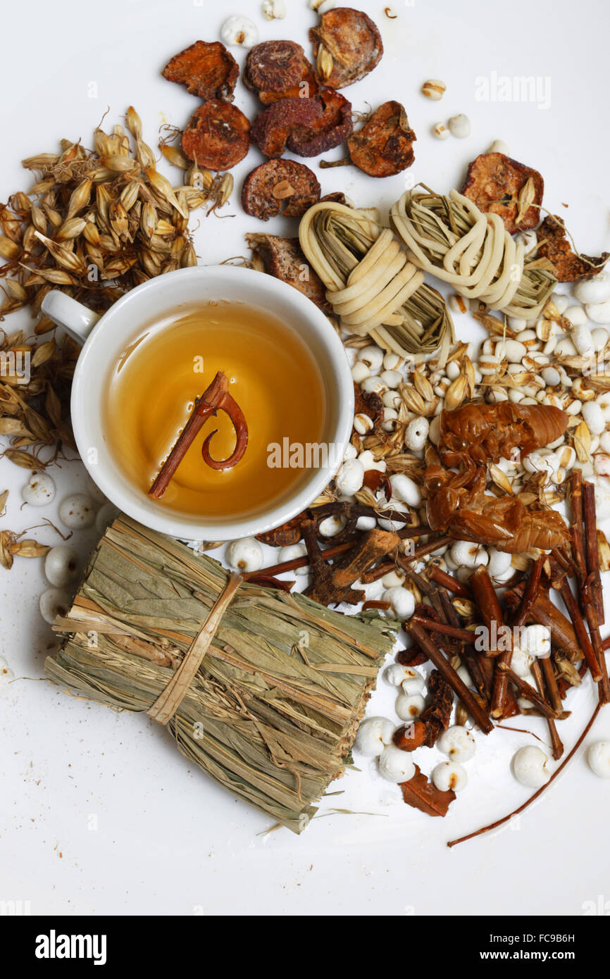 Ingredients for Asian tonic drink Stock Photo - Alamy