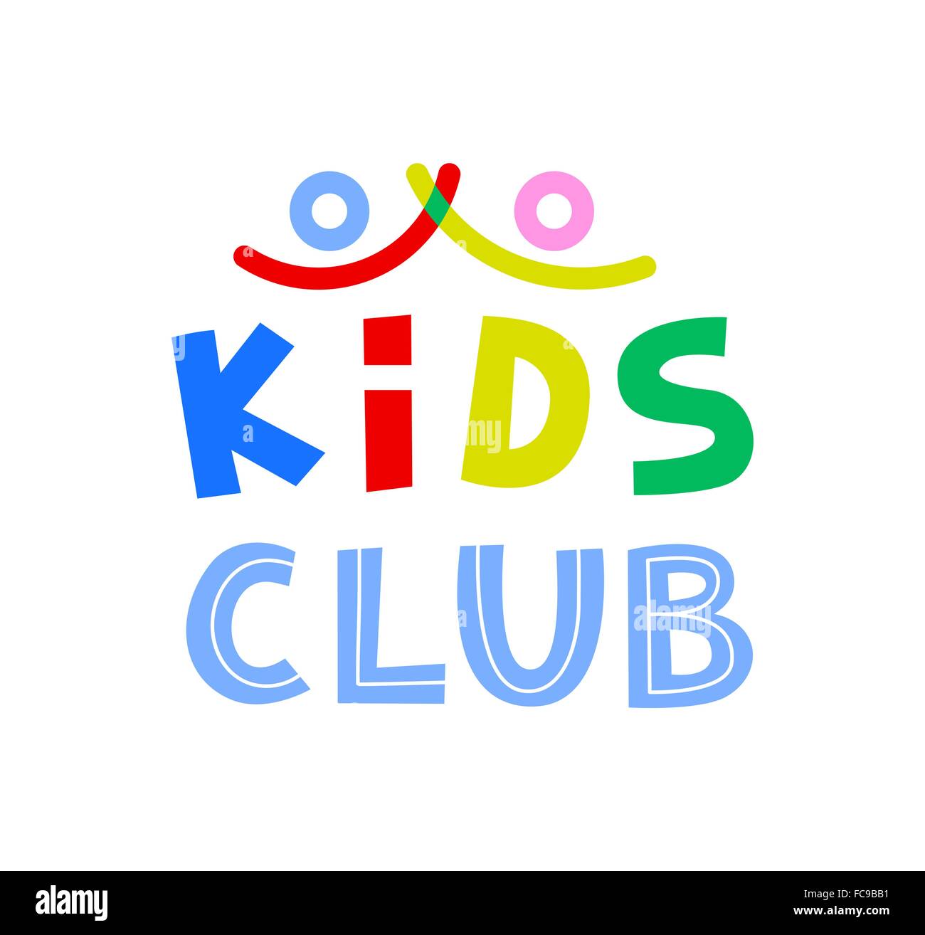 Kids Club Vector Logo Template Stock Vector Image & Art - Alamy