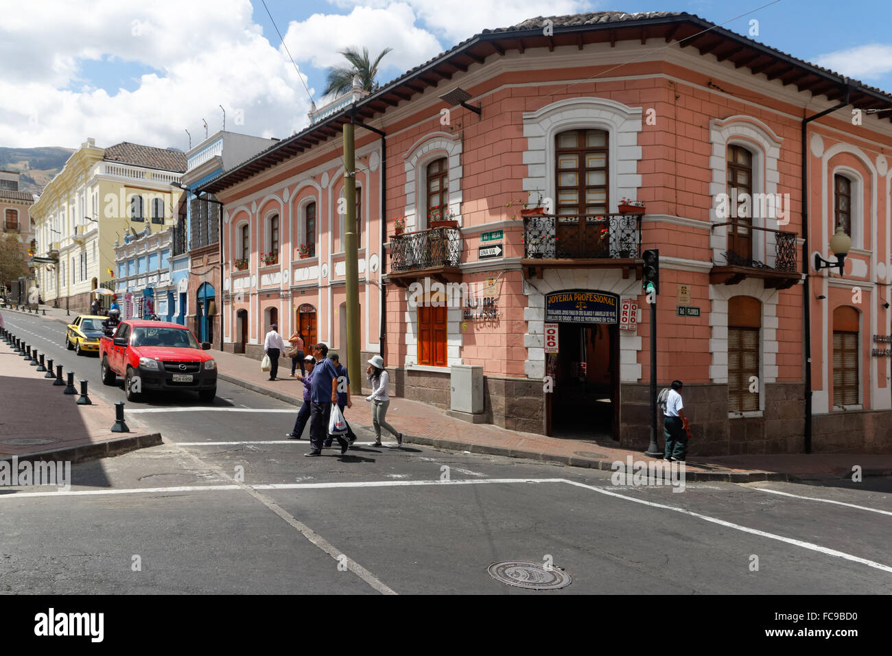 Exteriors town traditional balcony hi-res stock photography and images ...