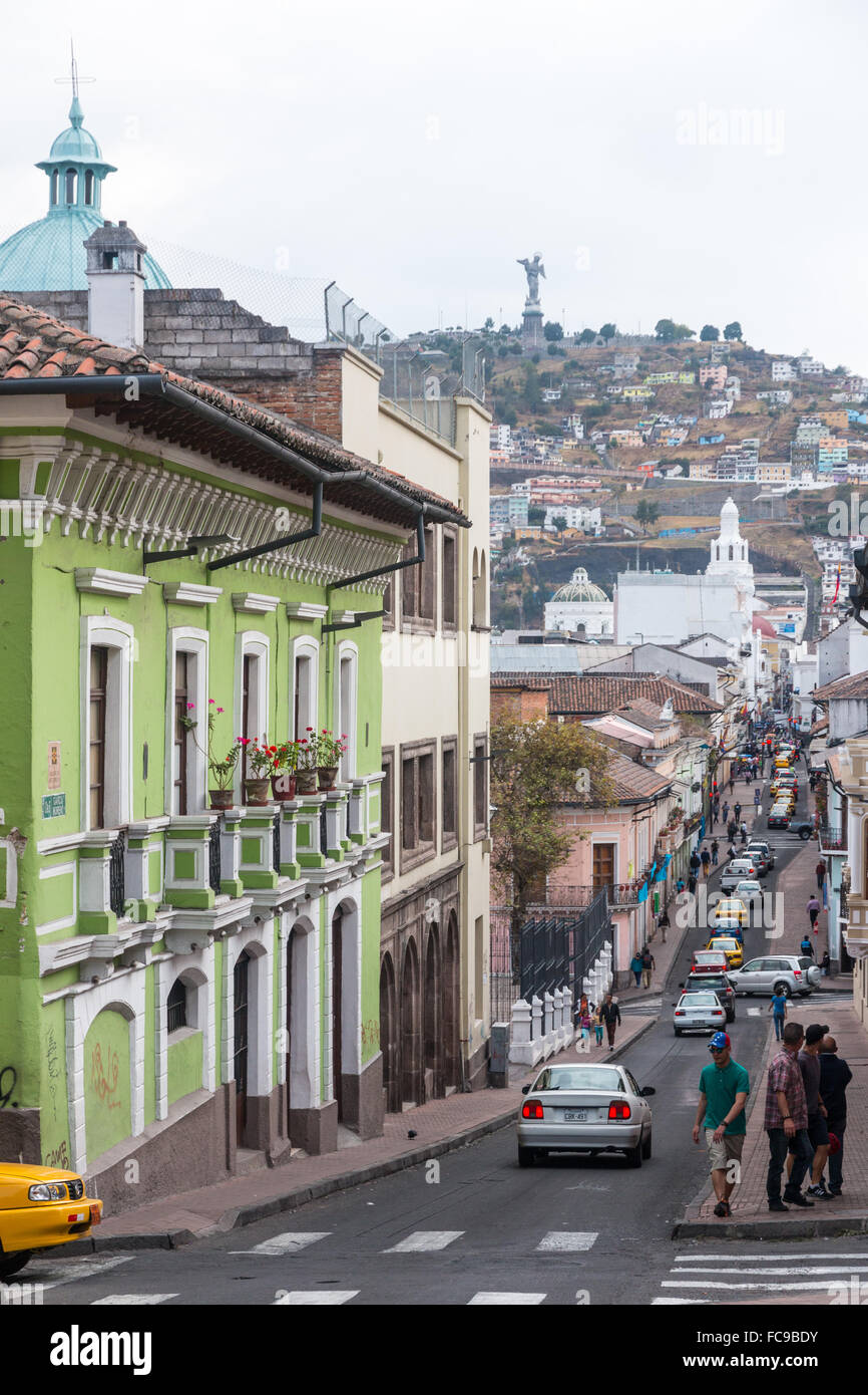 Street scene in Quito, Ecuador Stock Photo - Alamy