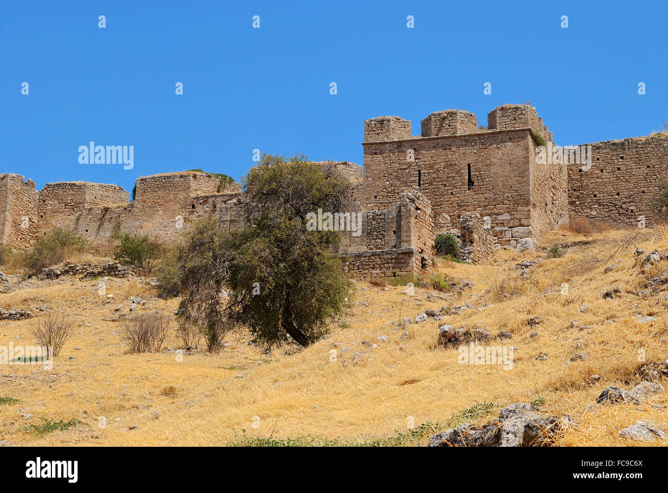 Walls of ancient Corinth Stock Photo - Alamy Walls of ancient Corinth Stock Photo - Alamy