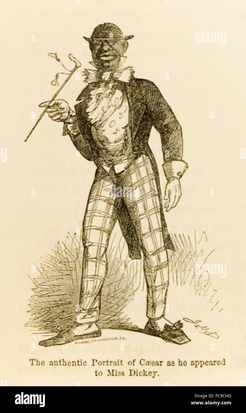 'The authentic portrait of Caesar as he appeared to Miss Dickey' from ...