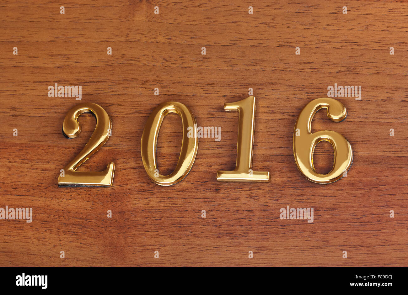 Numbers 2016 on door - new year background Stock Photo - Alamy