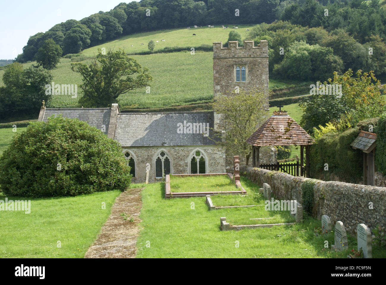 Church in country side hi-res stock photography and images - Alamy
