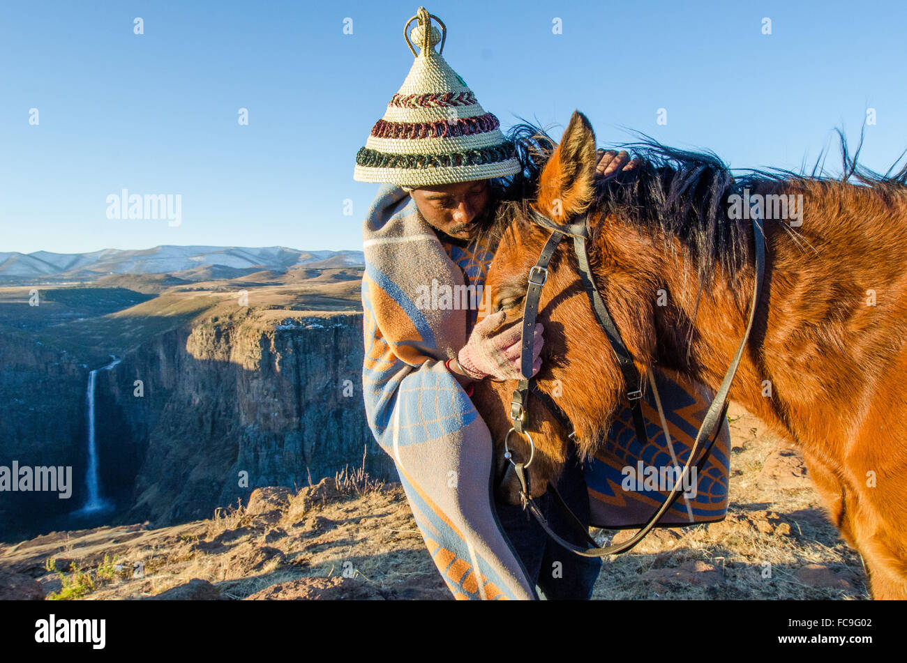 Basotho traditional hat hi-res stock photography and images - Alamy