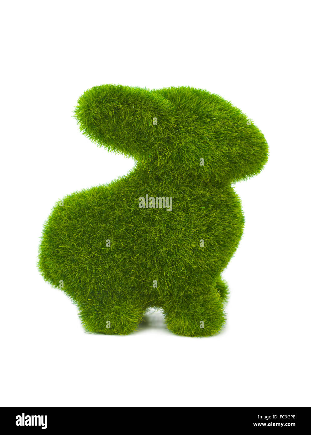 Rabbit made of grass Stock Photo - Alamy