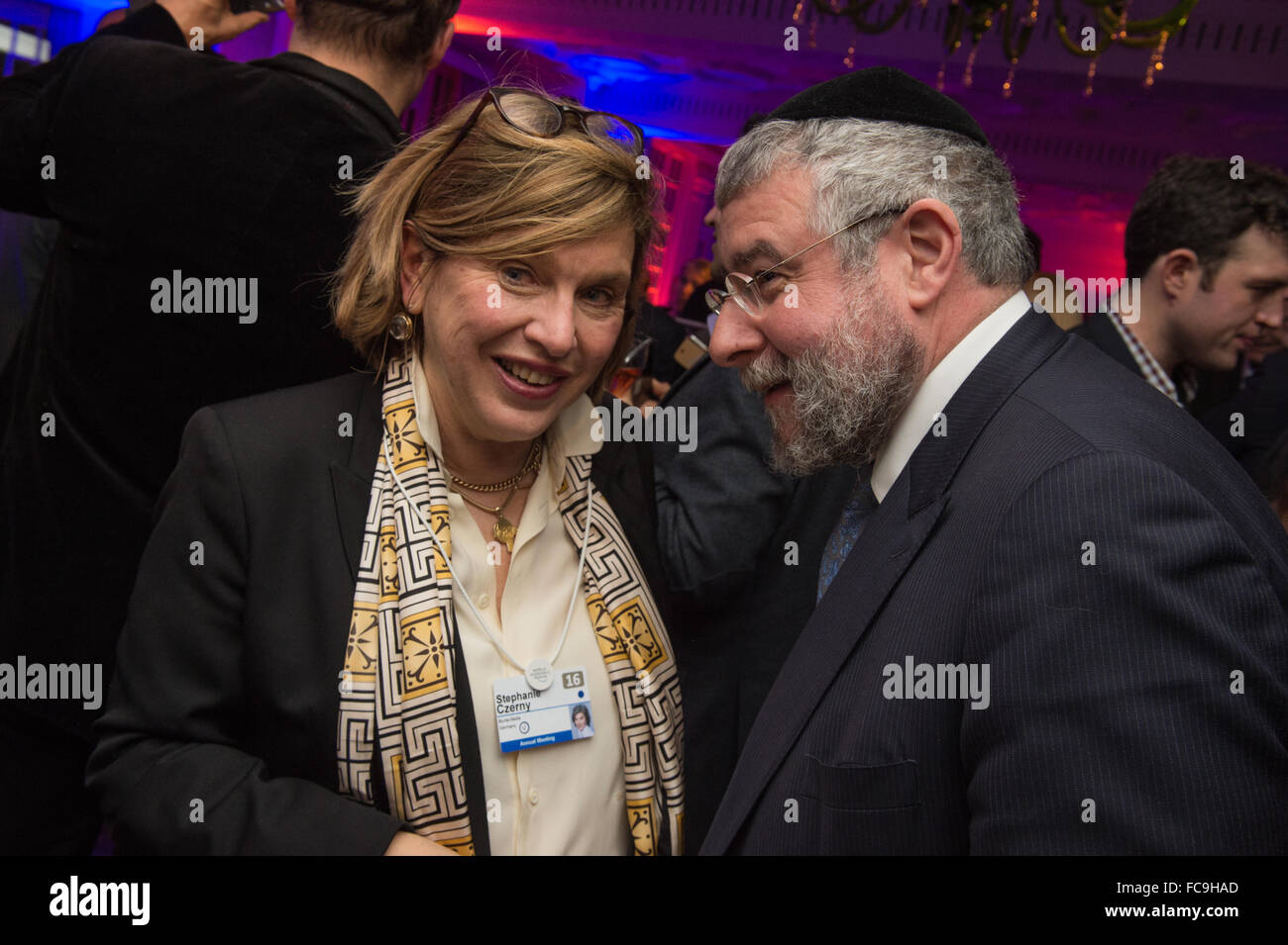 Davos, Switzerland. 20th January, 2016. Pictured: Pinchas Goldschmidt ...