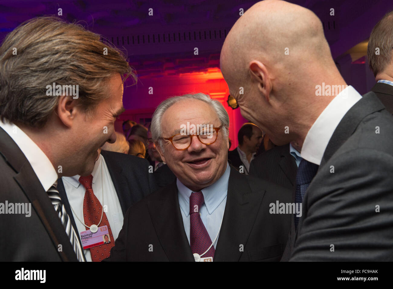 Davos, Switzerland. 20th January, 2016. Pictured: Hubert Burda (Burda ...