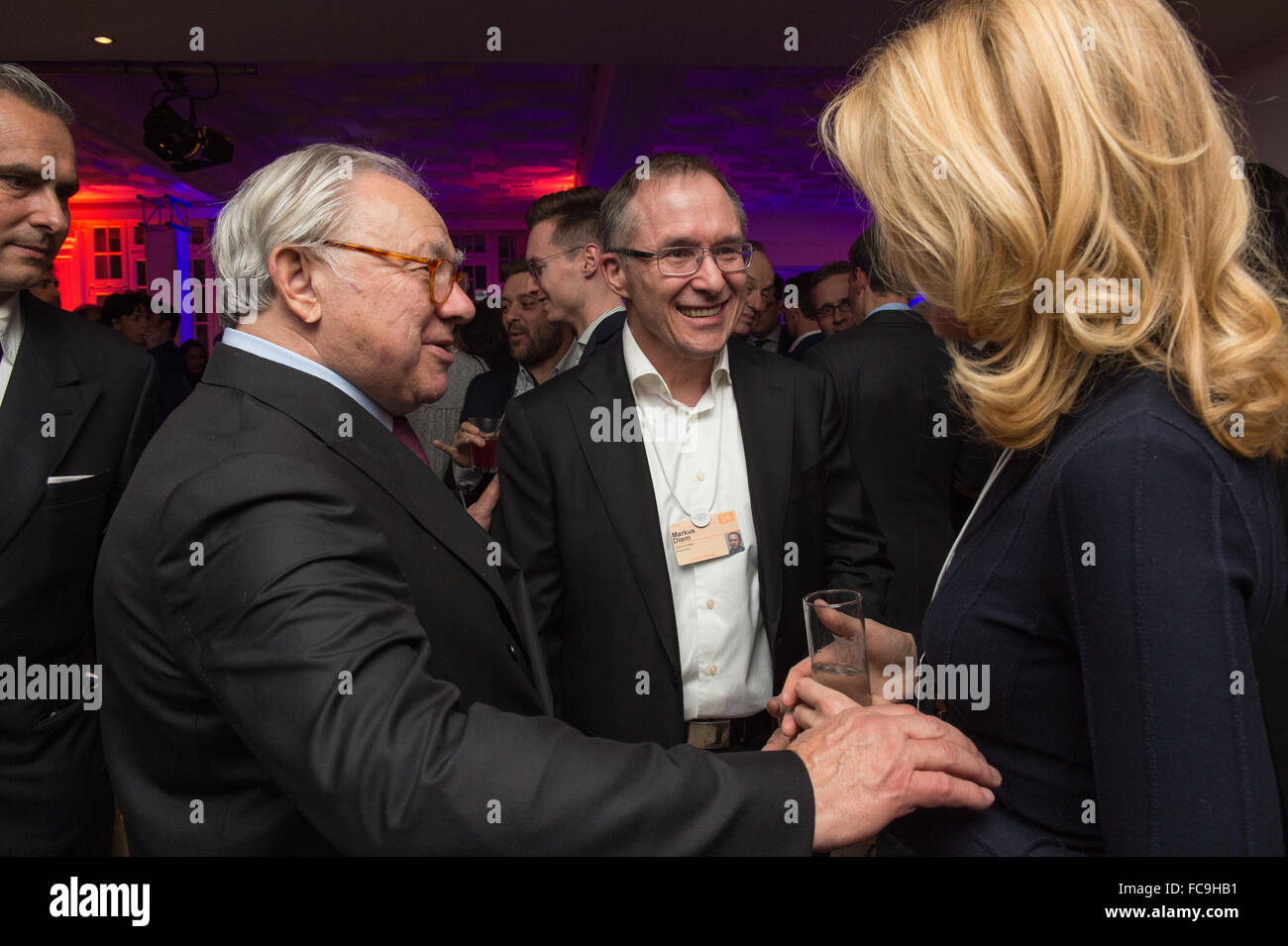 Davos, Switzerland. 20th January, 2016. Pictured: Hubert Burda (Burda ...