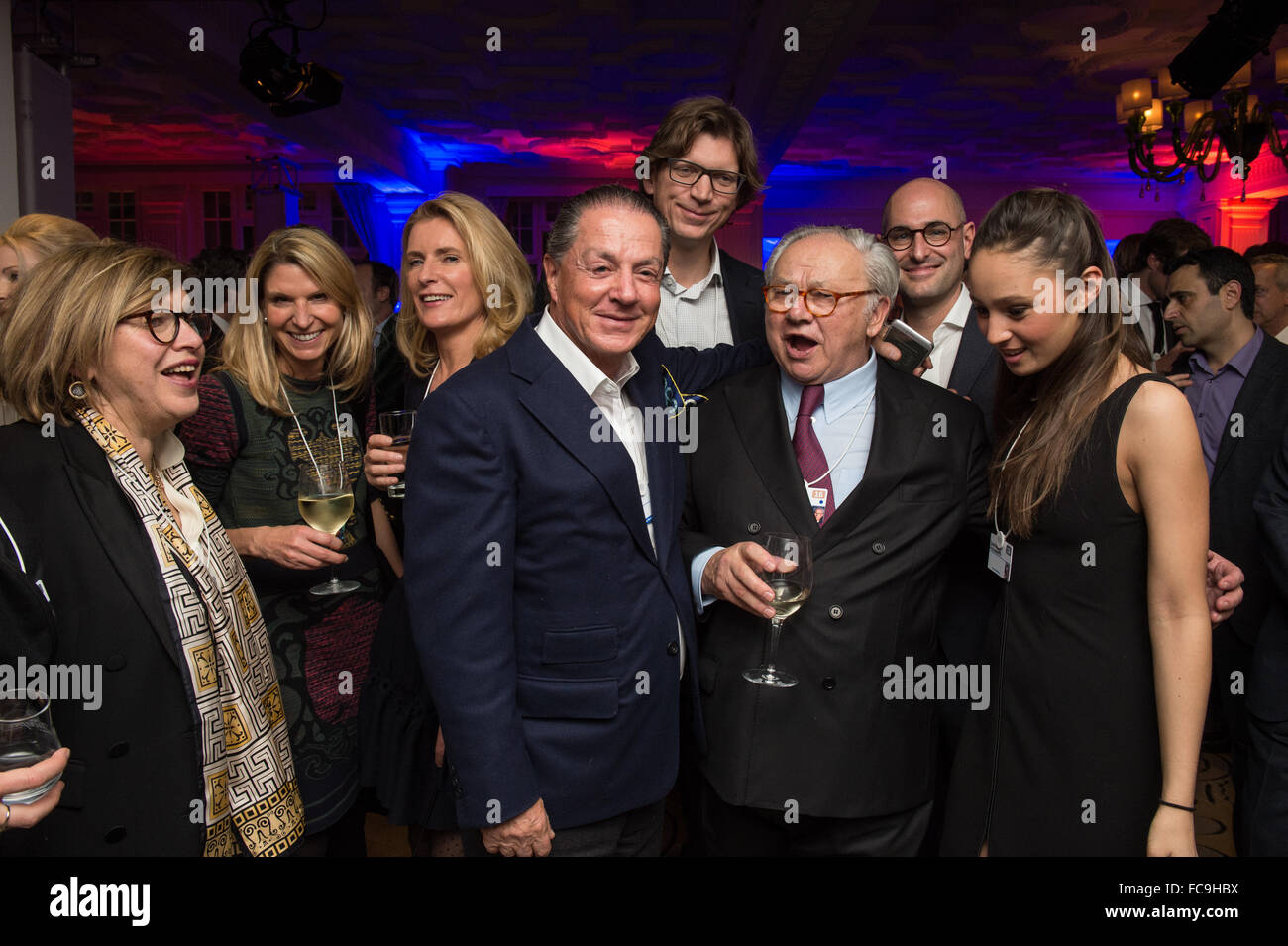 Davos, Switzerland. 20th January, 2016. (l-r) Stephanie Czerny (DLD ...