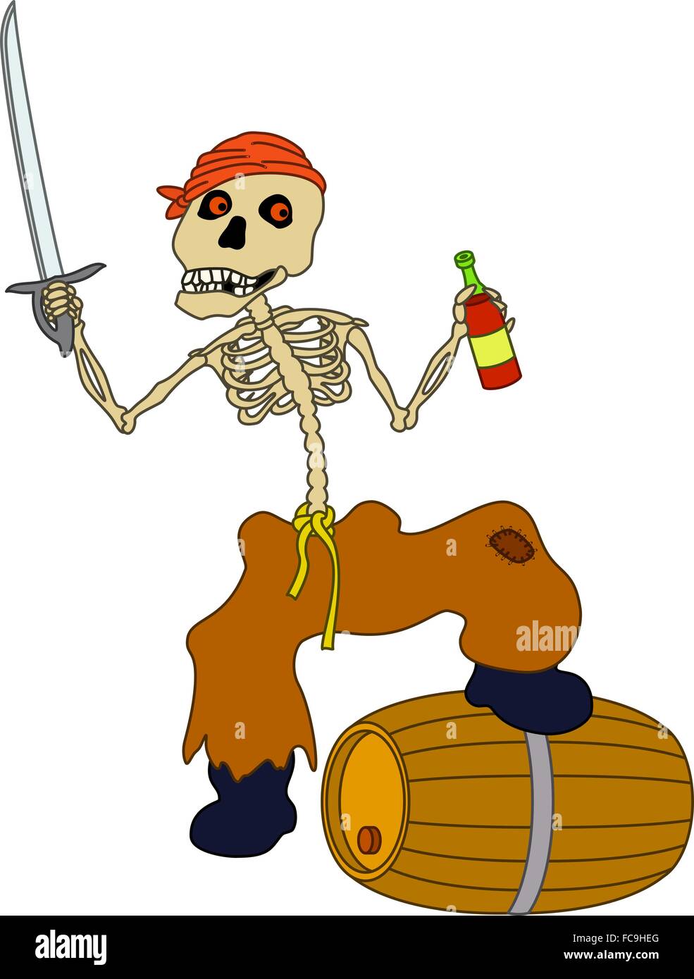 Jolly Roger skeleton Stock Vector Image & Art - Alamy