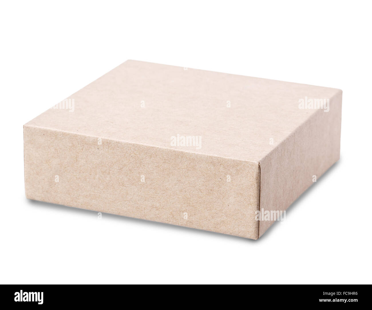 box Isolated on white background Clipping Path Stock Photo - Alamy