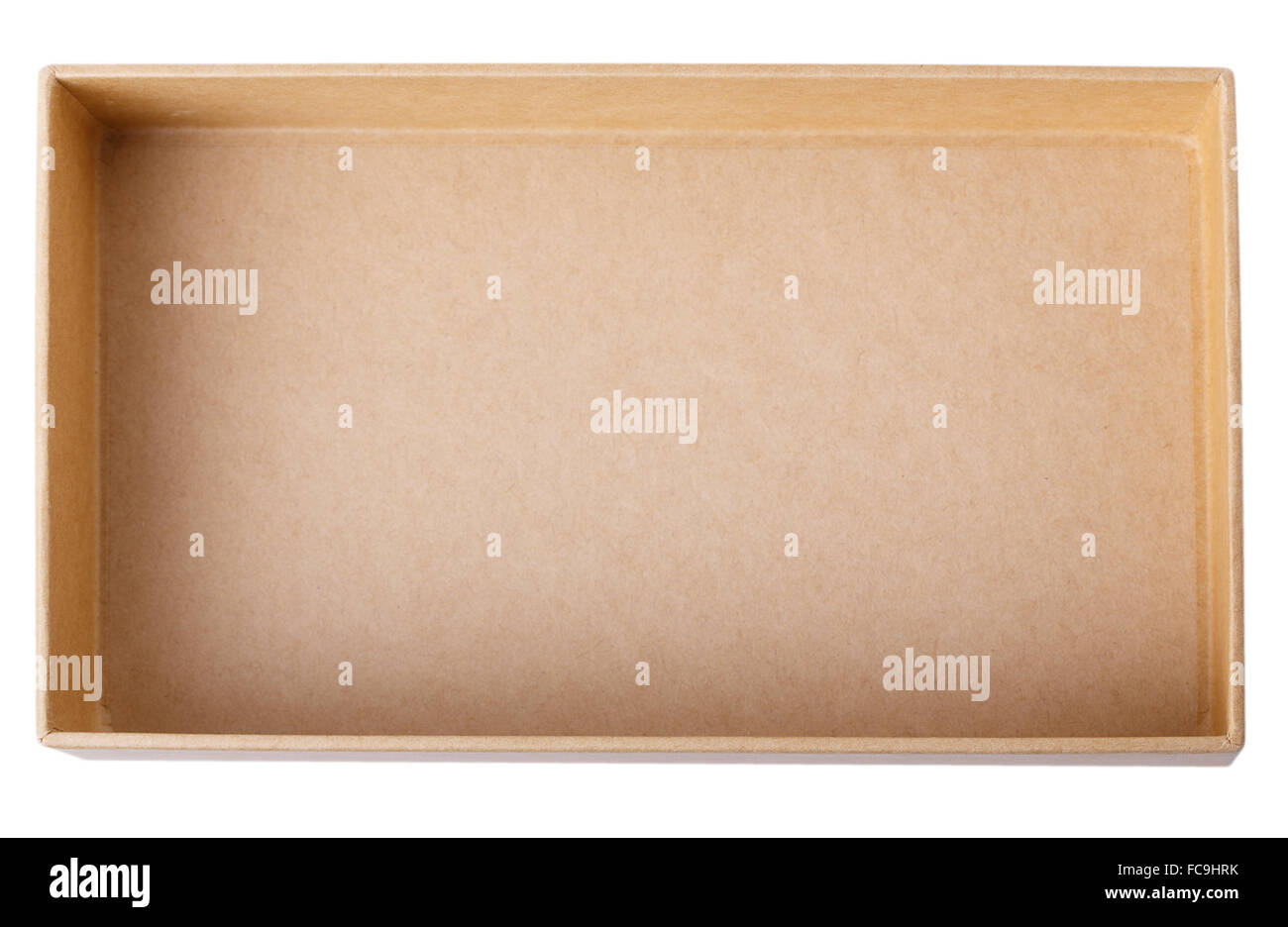 box Isolated on white background Clipping Path Stock Photo - Alamy