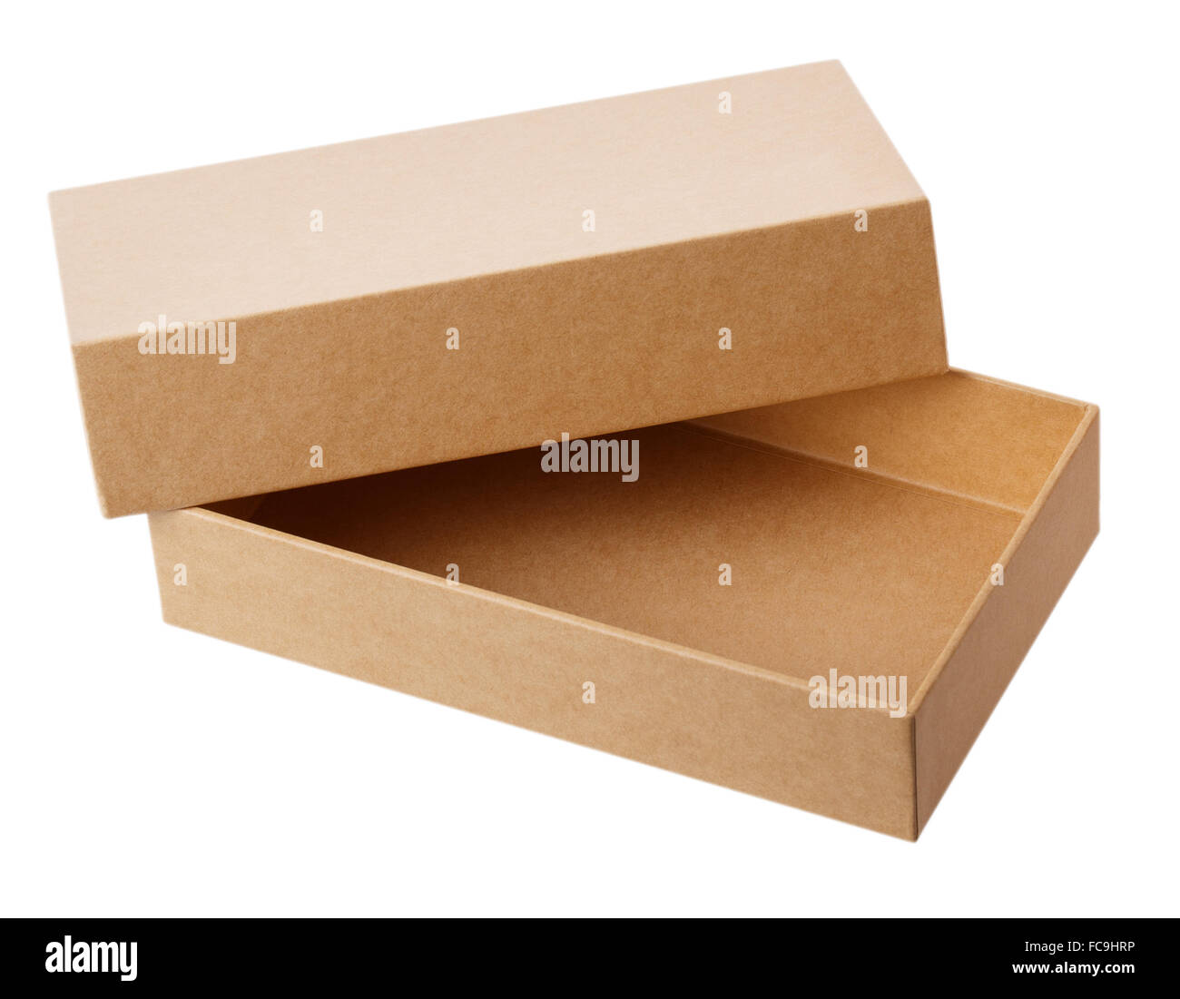 box Isolated on white background Clipping Path Stock Photo - Alamy