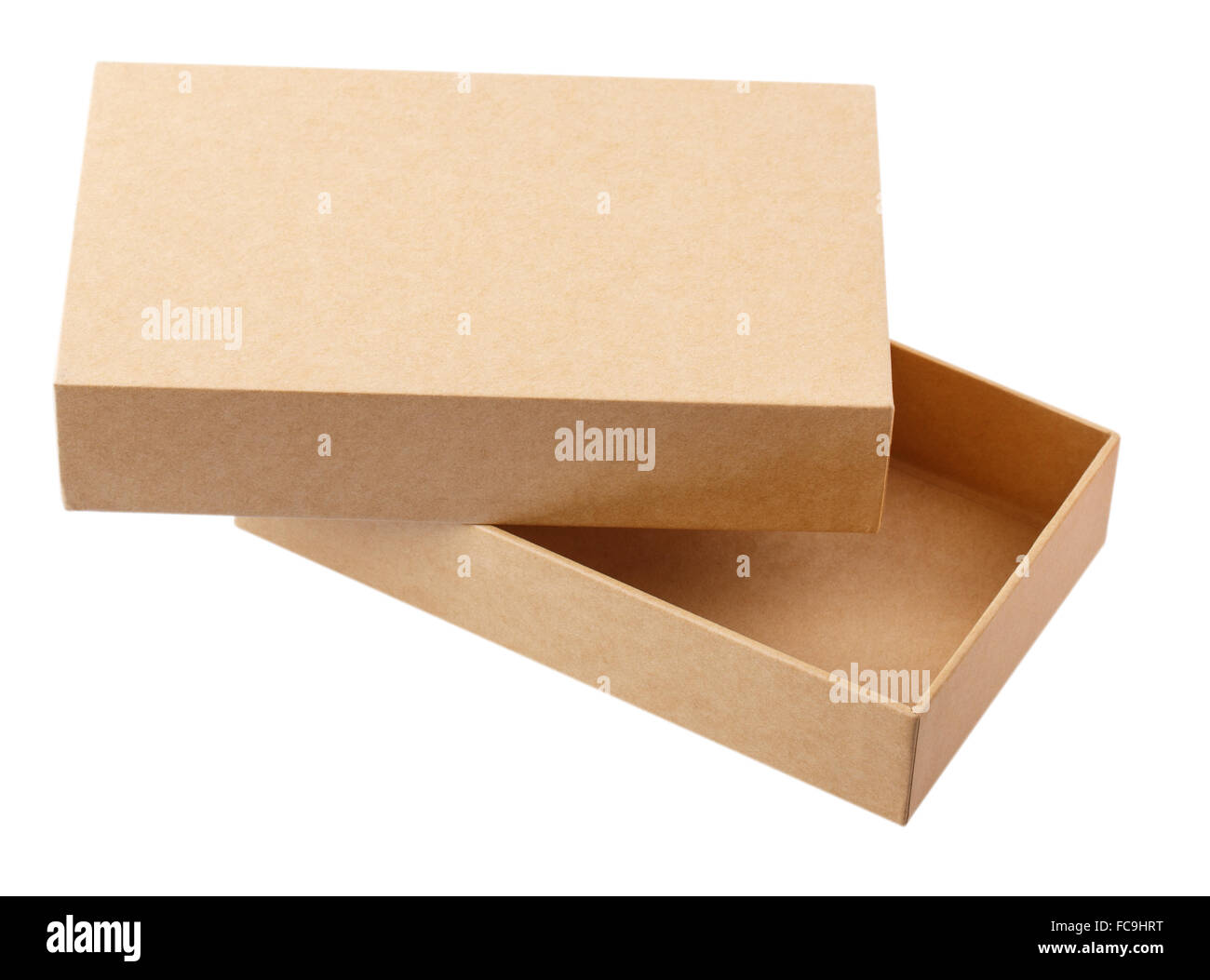 box Isolated on white background Clipping Path Stock Photo - Alamy