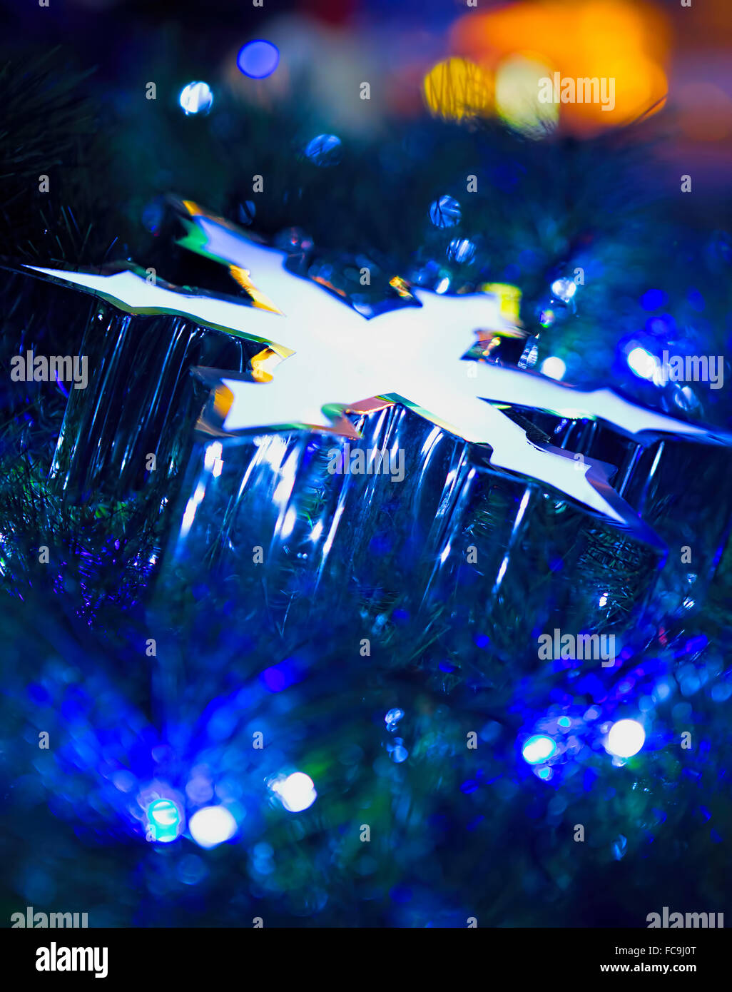 Abstract Christmas Star Stock Photo - Alamy