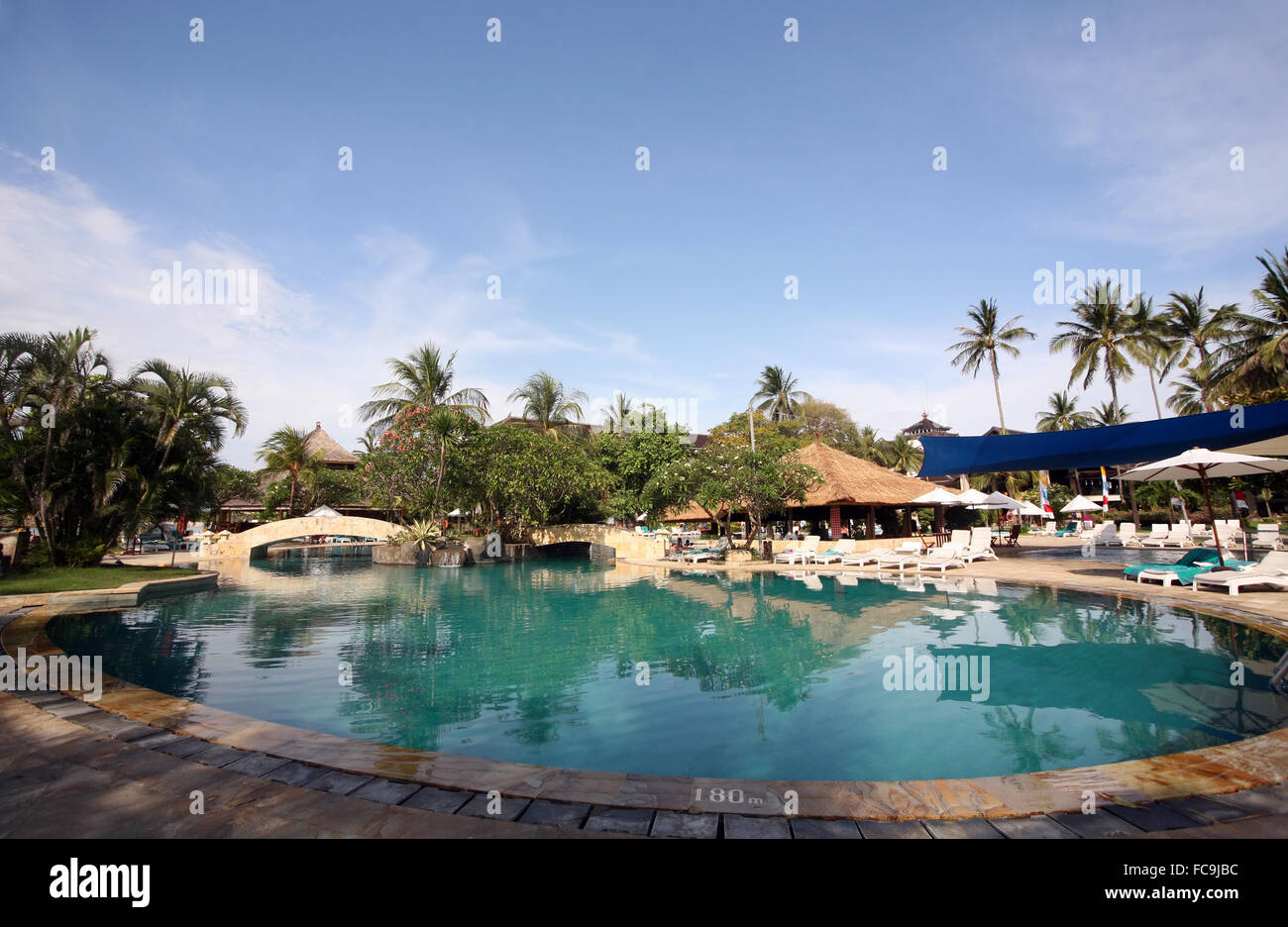 Panoramic swimming pool sea hi-res stock photography and images - Alamy