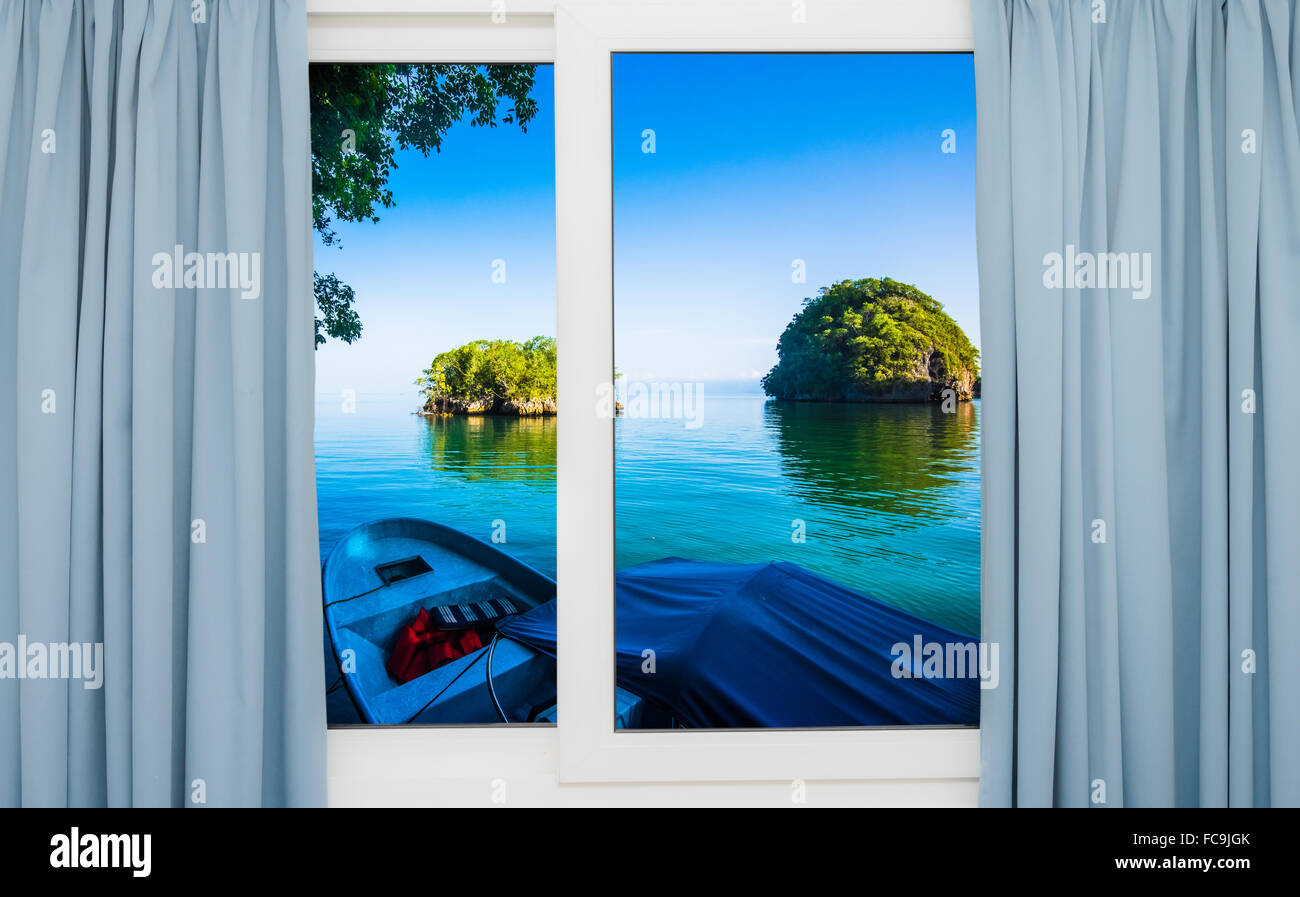 window view sea Stock Photo - Alamy