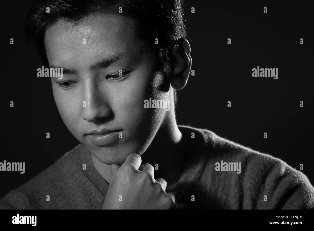 A headshot of a young handsome Japanese man Stock Photo - Alamy